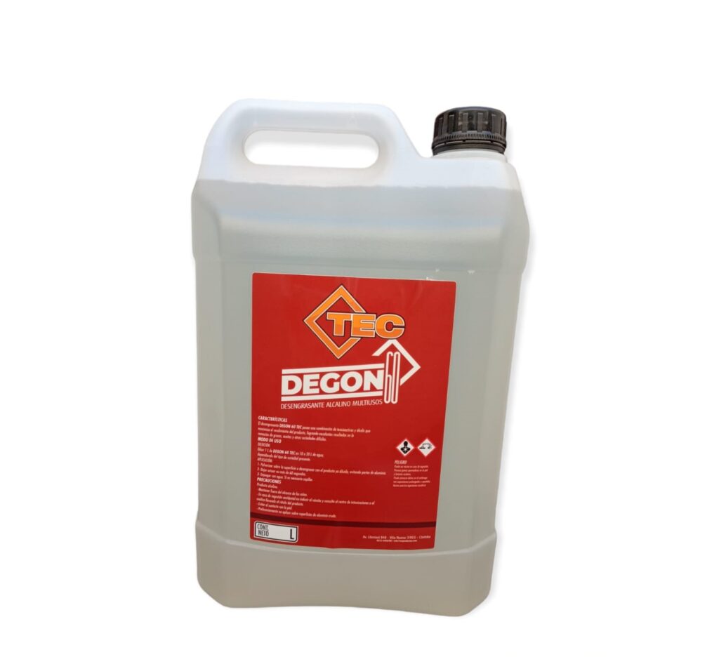 Desengrasante Degon60 – Concentrado 5L – TEC Productos | Empresa de ...